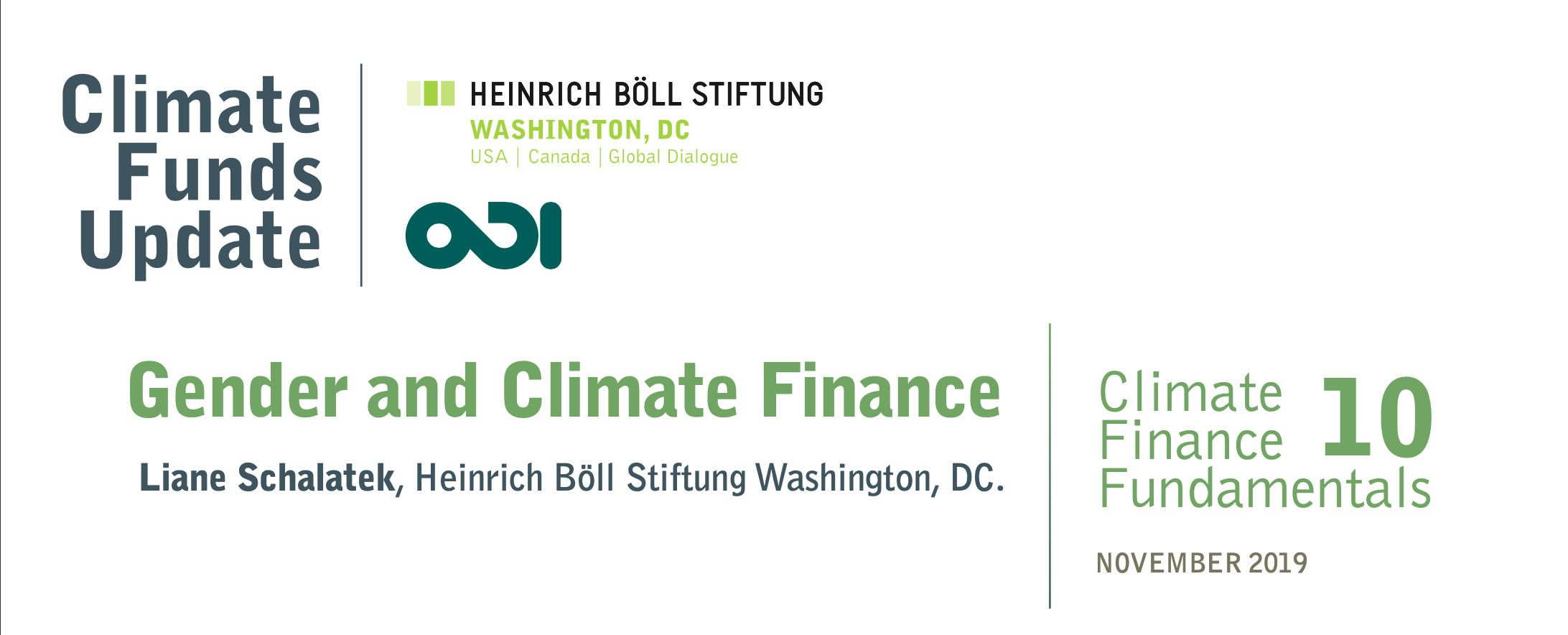 Climate Finance Fundamentals 10: Gender and Climate Finance | Heinrich ...