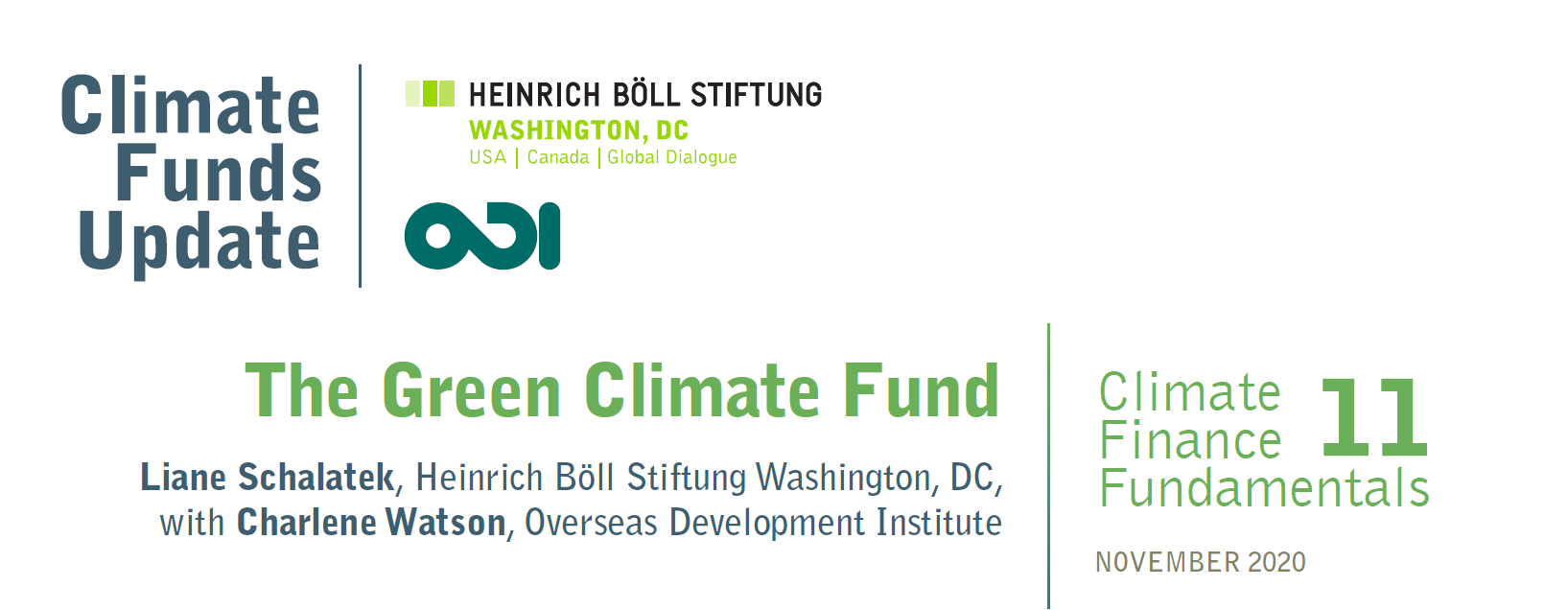 Climate Finance Fundamentals 11: The Green Climate Fund | Heinrich Böll ...