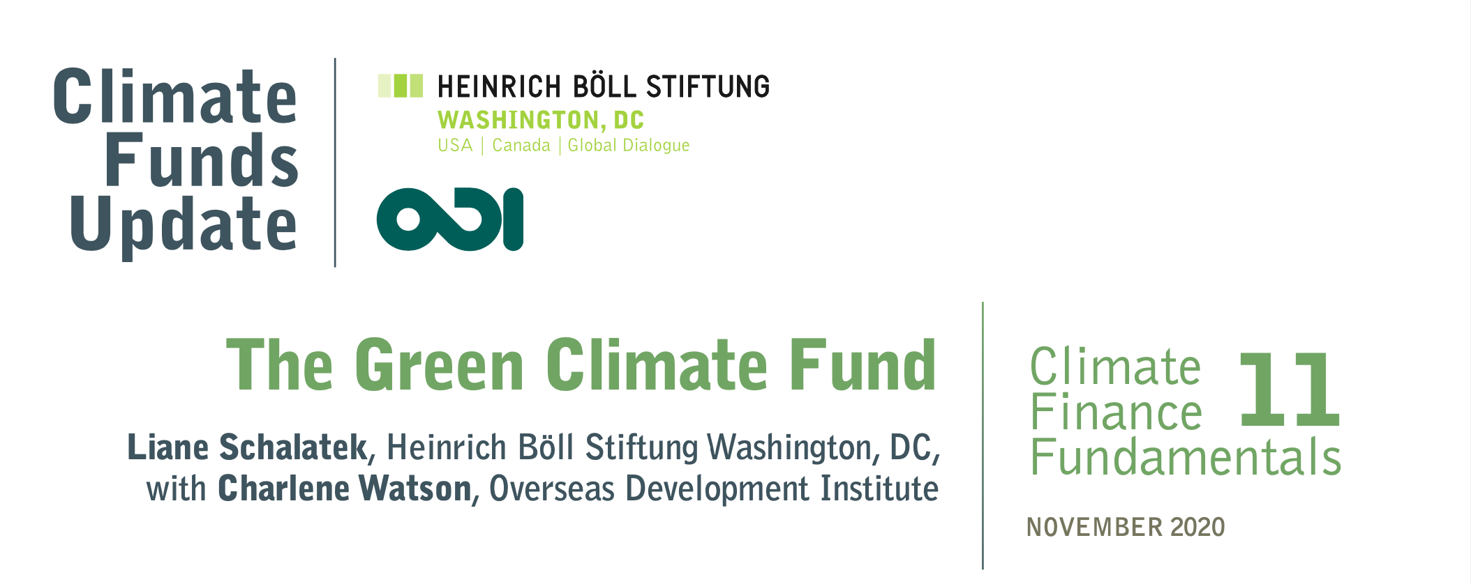 Climate Finance Fundamentals 11: The Green Climate Fund | Heinrich Böll ...
