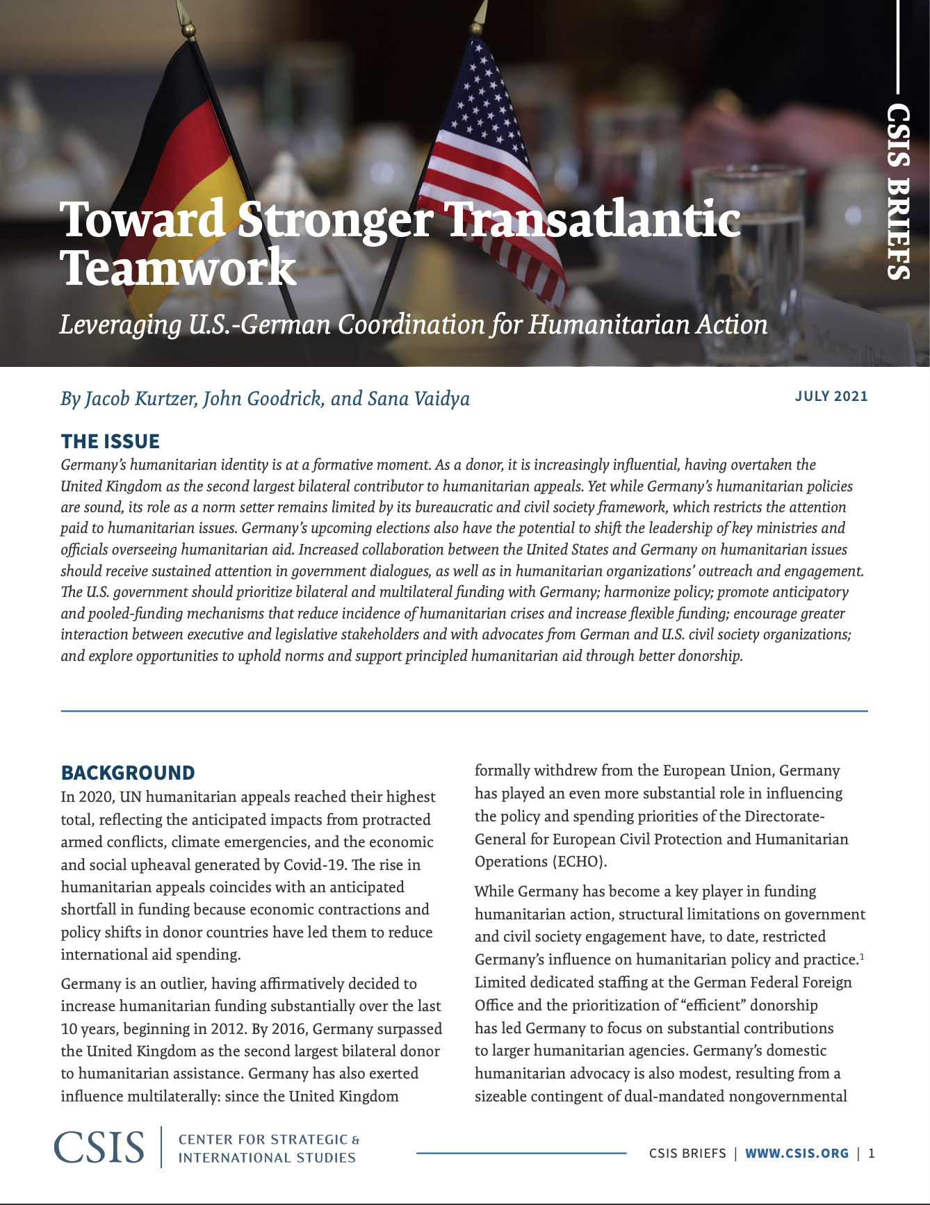 Toward Stronger Transatlantic Teamwork | Heinrich Böll Stiftung ...