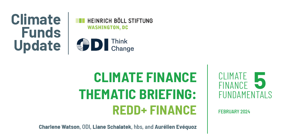 Climate Finance Fundamentals 5: Climate Finance Thematic Briefing ...