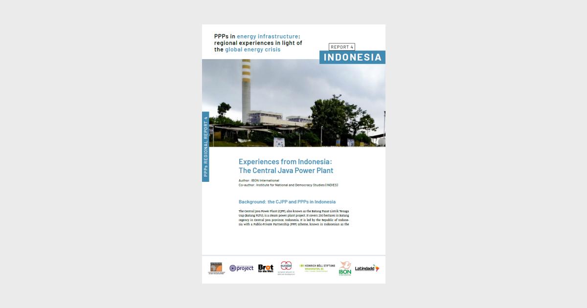 Indonesia: The Central Java Power Plant | Heinrich Böll Stiftung ...