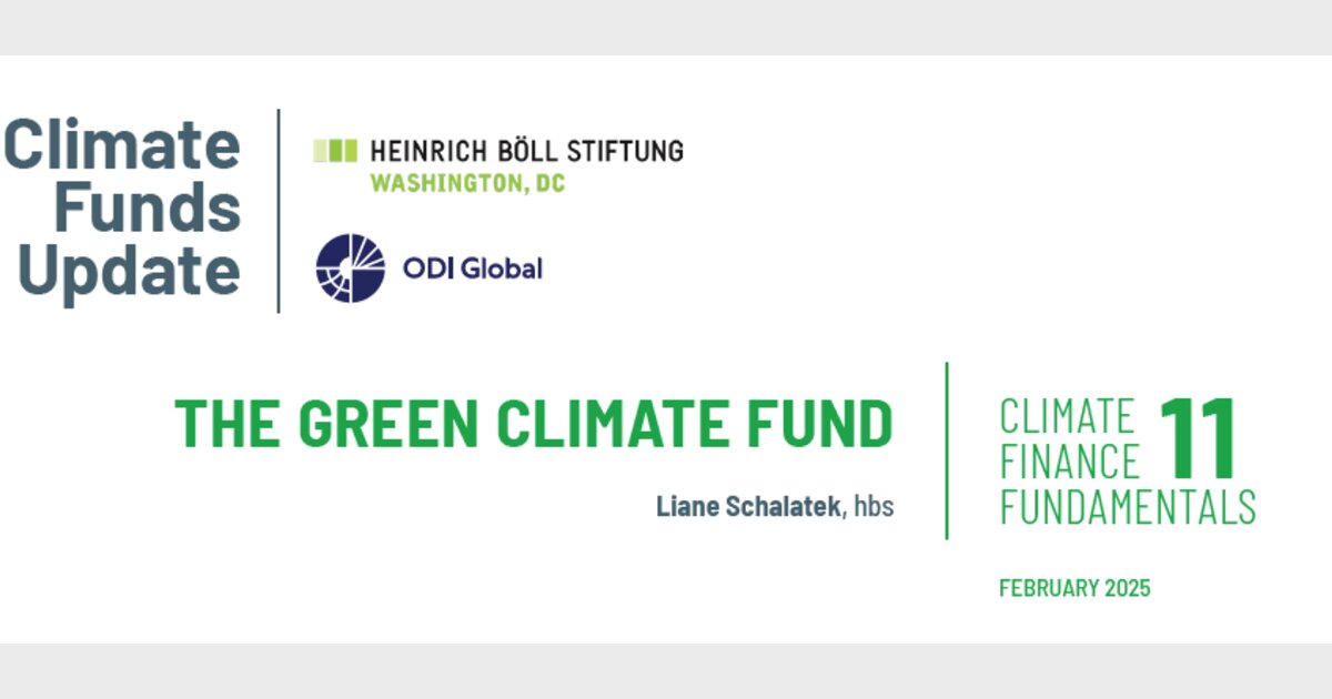 Climate Finance Fundamentals 11: The Green Climate Fund | Heinrich Böll ...