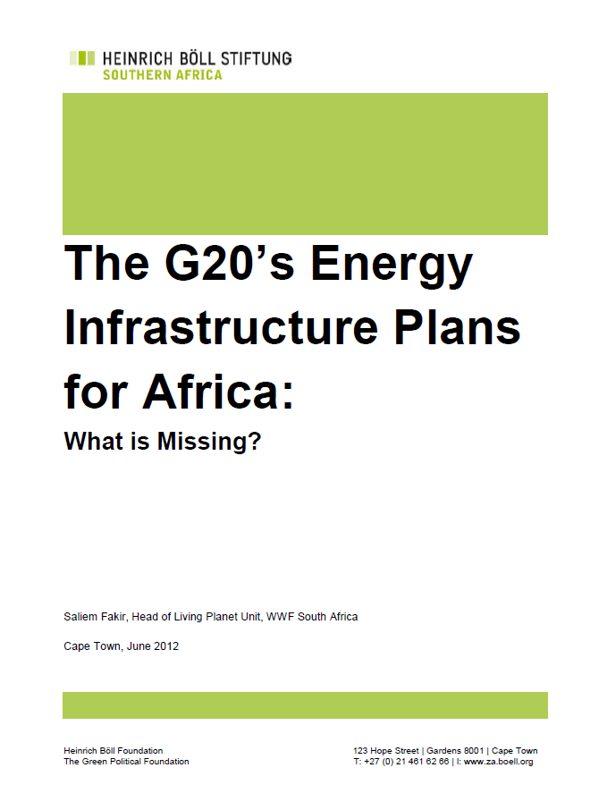 The G20’s Energy Infrastructure Plans for Africa: What is Missing ...