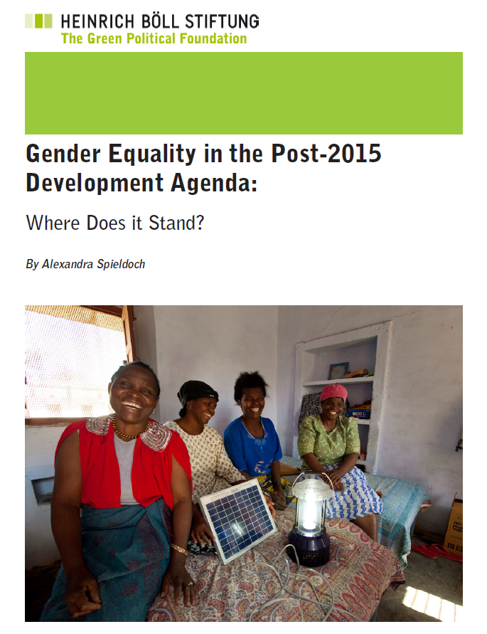 Gender Equality in the Post-2015 Development Agenda: Where Does it ...