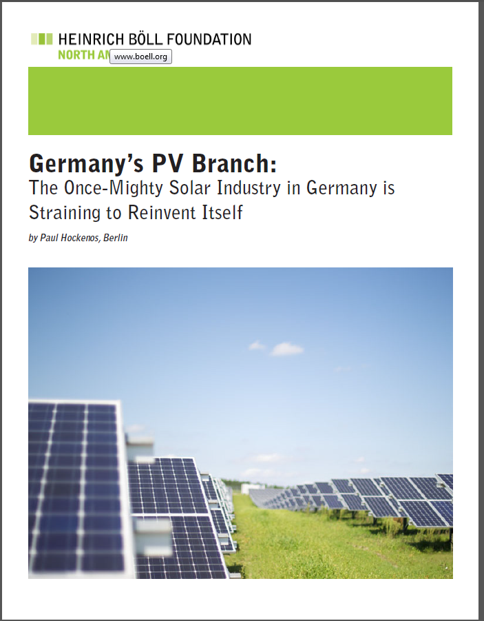 Germany’s PV Branch: The Once-Mighty Solar Industry in Germany is ...