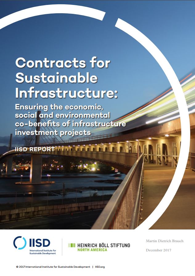 Contracts for Sustainable Infrastructure | Heinrich Böll Stiftung ...